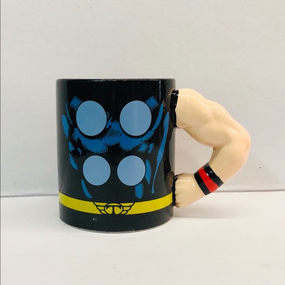 Marvel | Dining | Thor Ceramic Mug With 3d Arm | Poshmark